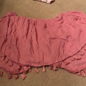 On The Road | Tops | Pink Off The Shoulder Shirt Sz S Nwt | Poshmark